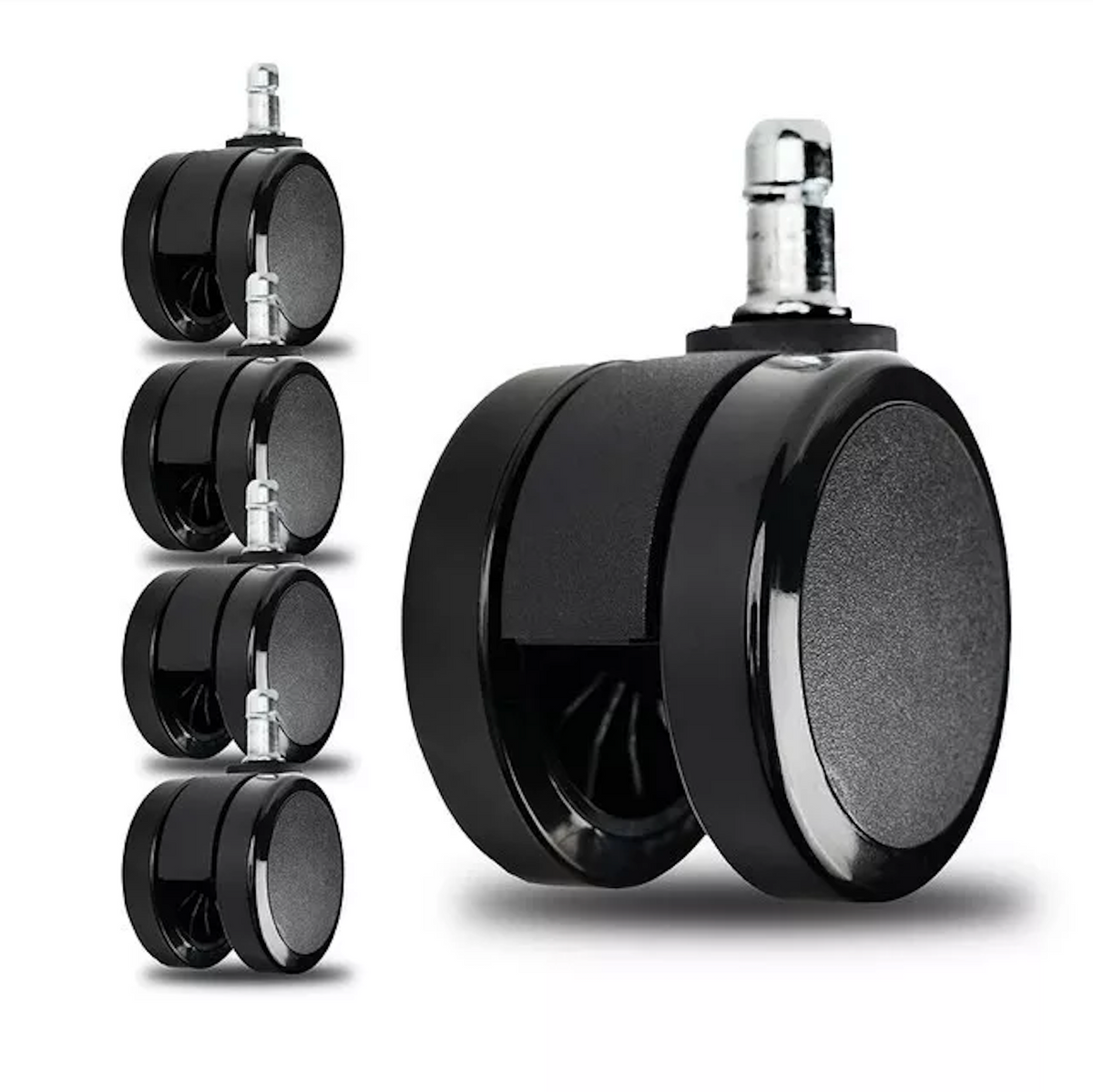 Soft Caster Wheels for Herman Miller Aeron, Sayl, Embody – Set of 5